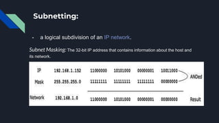 Dcn class a subnetting | PPTX