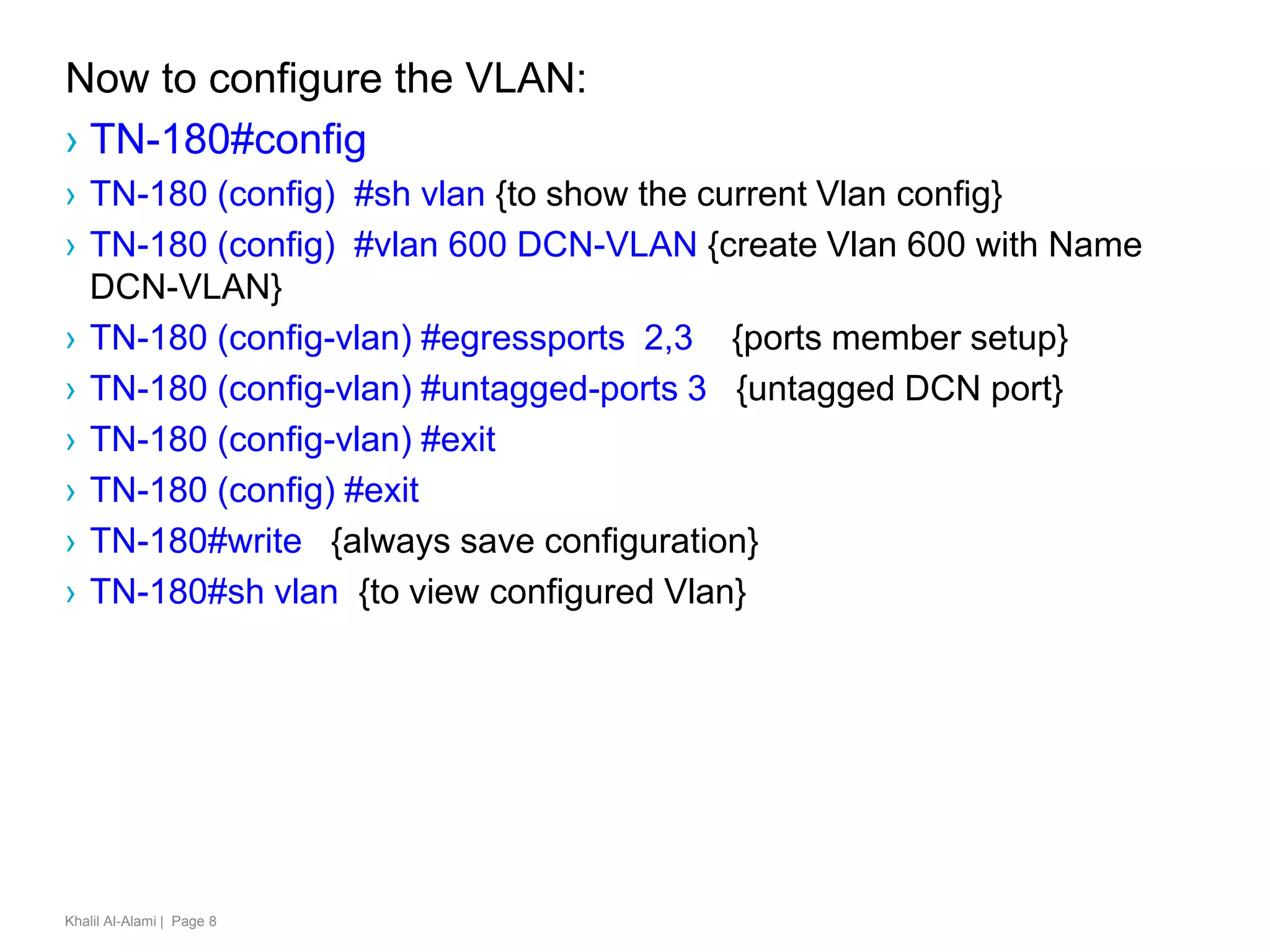 Dcn configuration via cli | PPTX