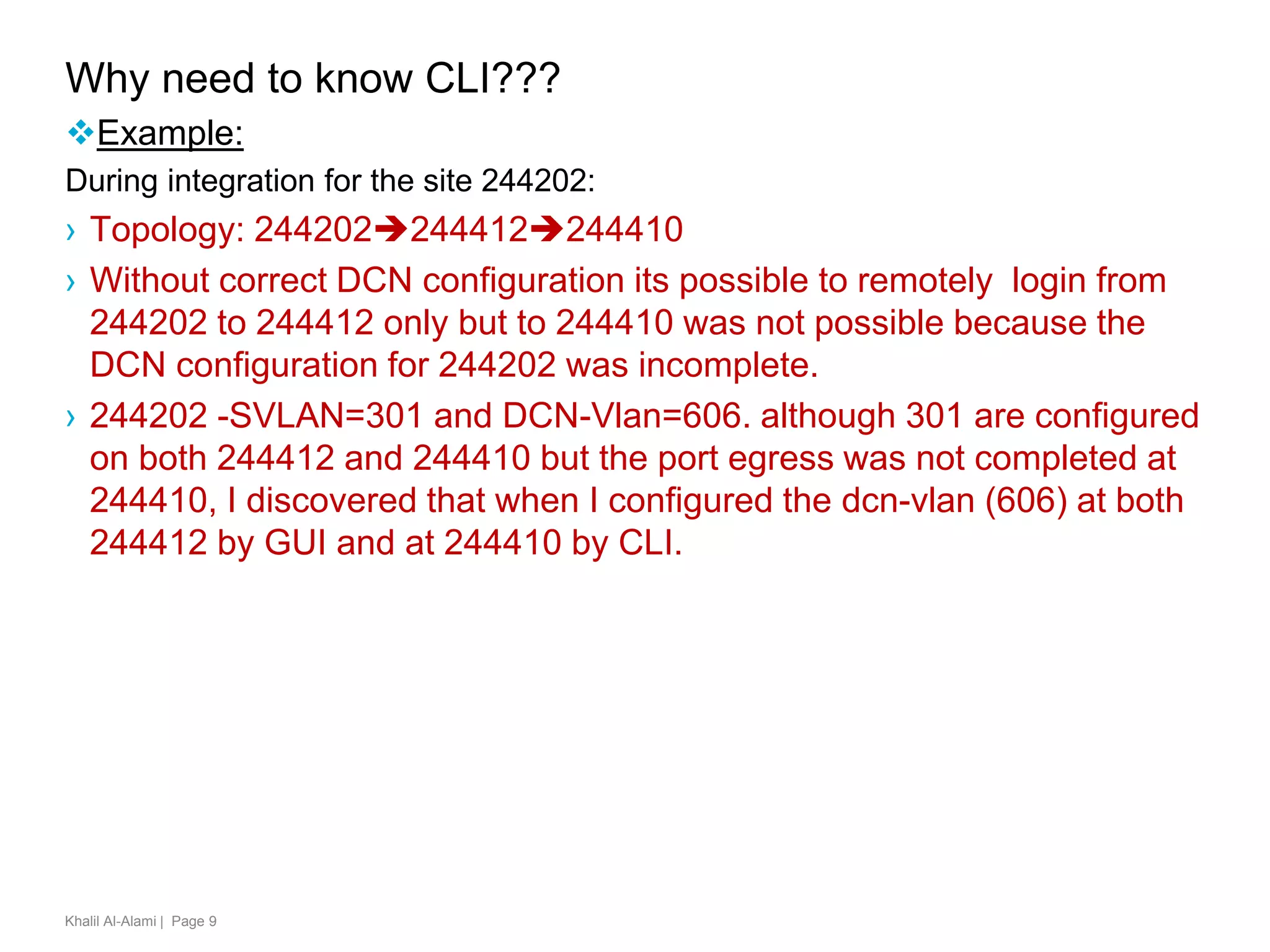 Dcn configuration via cli | PPTX