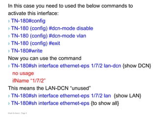 Dcn configuration via cli | PPTX