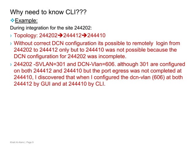 Dcn configuration via cli | PPTX
