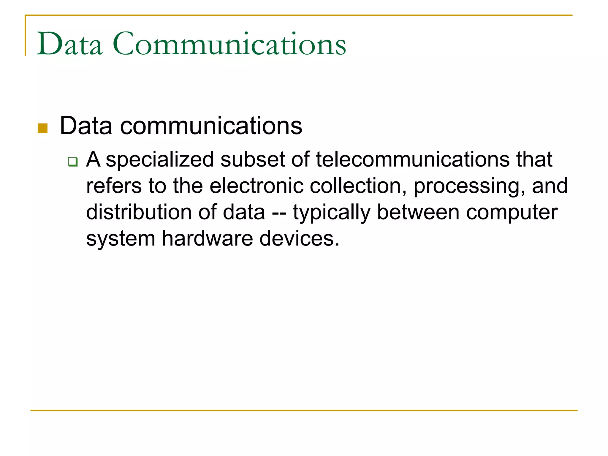 Dcn introduction | PPT | Computer Networking | Computing