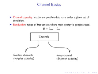Introduction to Channel Capacity | DCNIT-LDTalks-1 | PDF