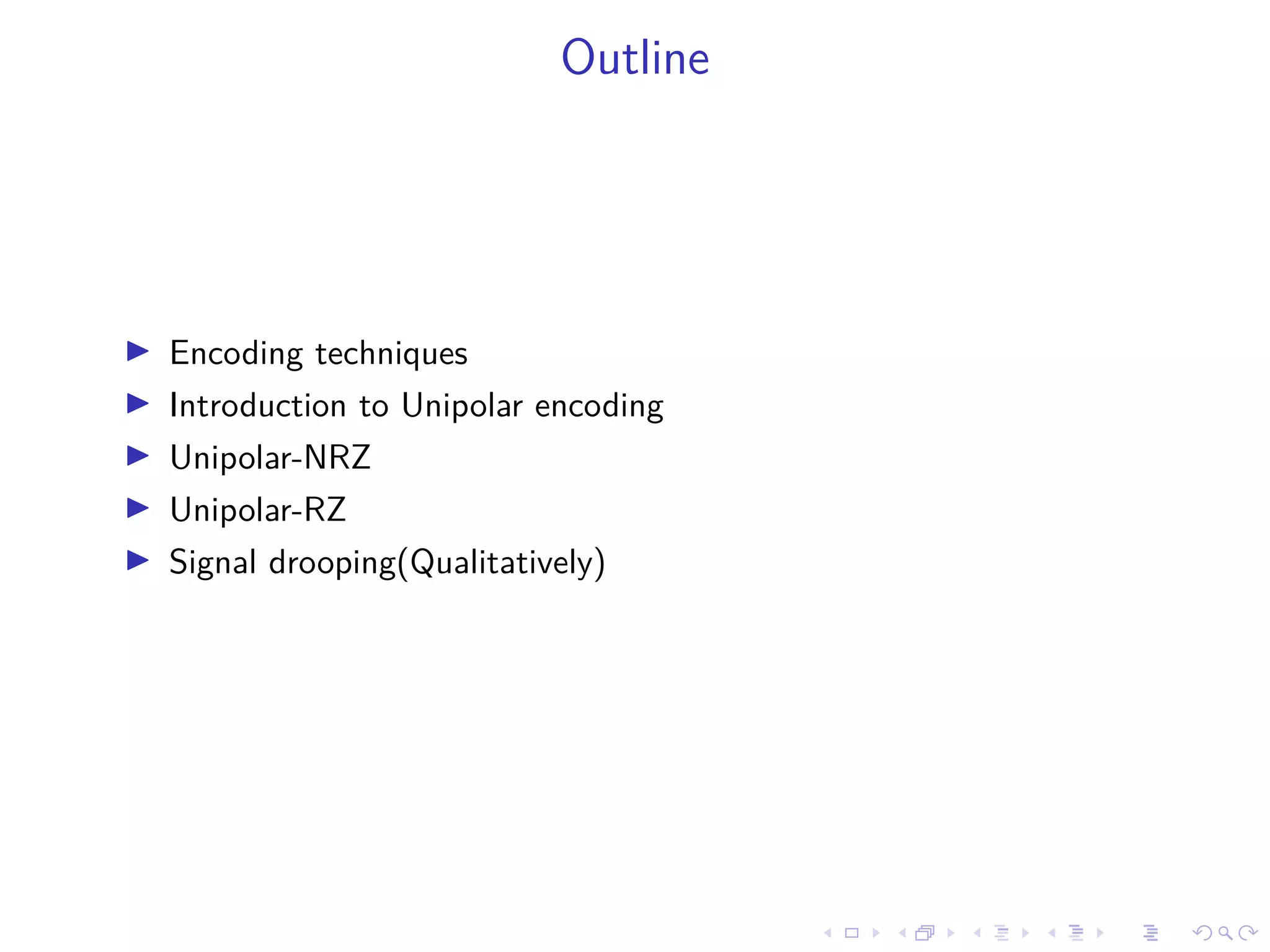 Unipolar Encoding Techniques: NRZ & RZ | PDF