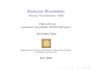 Baseline Wandering | PDF