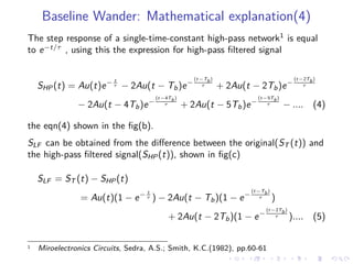 Baseline Wandering | PDF