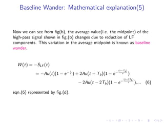 Baseline Wandering | PDF