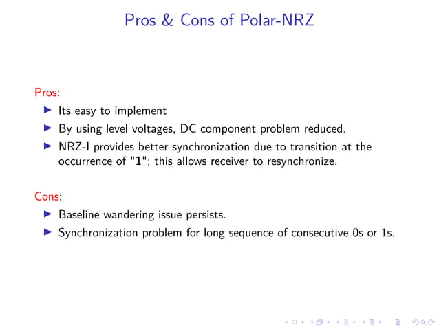 Polar-NRZ & Polar-RZ encoding schemes | PDF | Consumer Electronics ...