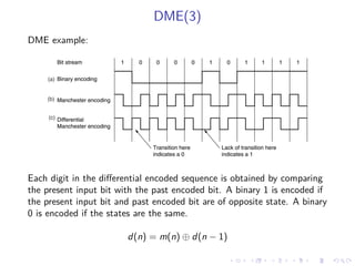Manchester & Differential Manchester encoding scheme | PDF