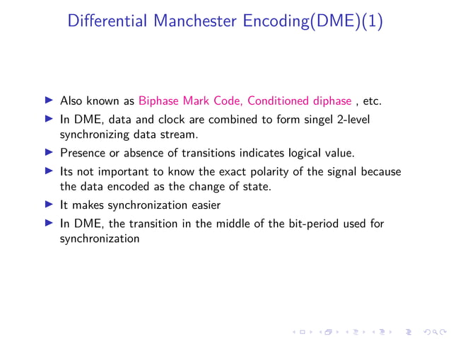 Manchester & Differential Manchester encoding scheme | PDF