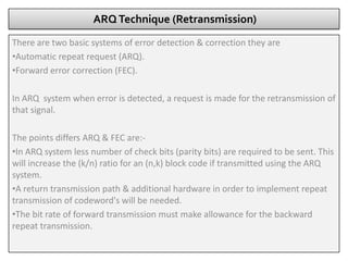 DCN Error Detection & Correction | PPTX