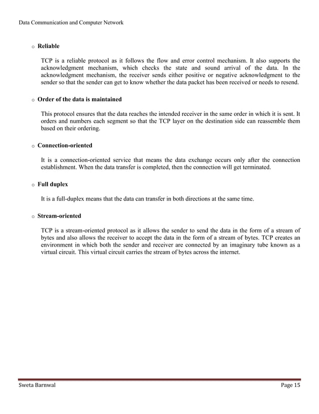 Network Layer & Transport Layer | PDF | Computer Networking | Computing