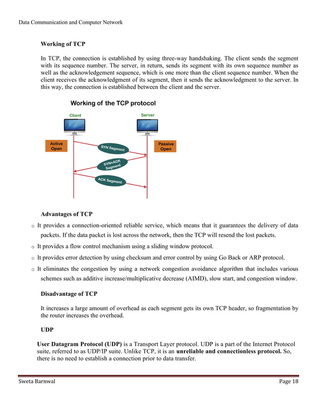Network Layer & Transport Layer | PDF | Computer Networking | Computing