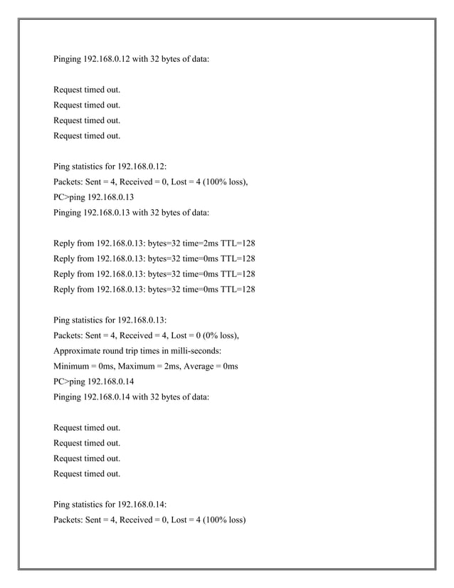 Vlan On Packet Tracer Pdf Computer Networking Computing