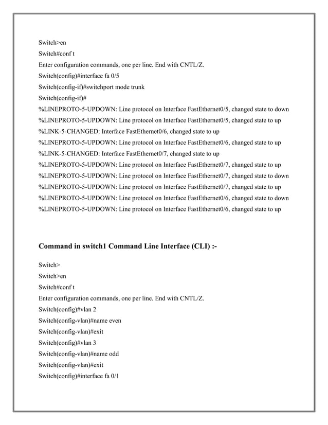 Vlan On Packet Tracer Pdf Computer Networking Computing