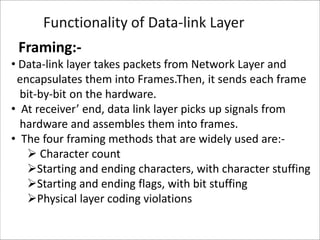 Dcn ppt on data link layer | PPT