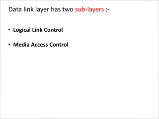 Dcn ppt on data link layer | PPT