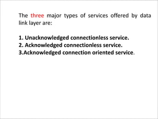 Dcn ppt on data link layer | PPT