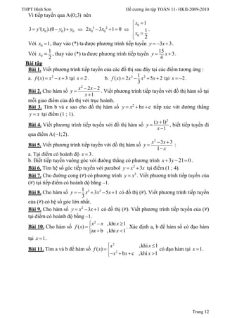Dc ôn tâp hkii | PDF