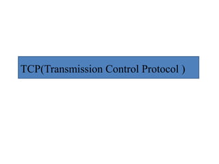 Dcn (transmission control protocol) ppt | PPT