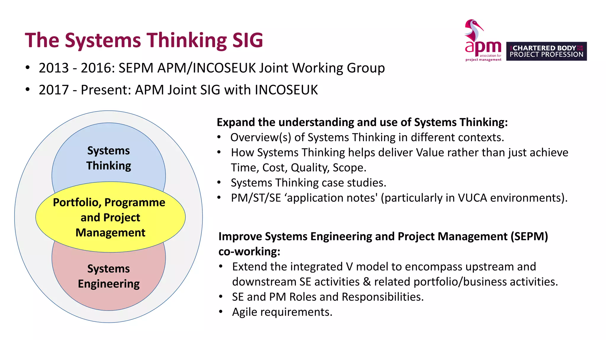 The Benefits of using Systems Thinking in Project Management | PPTX ...