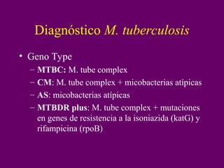 Diagnostico Molecular de la Tuberculosis | PPT