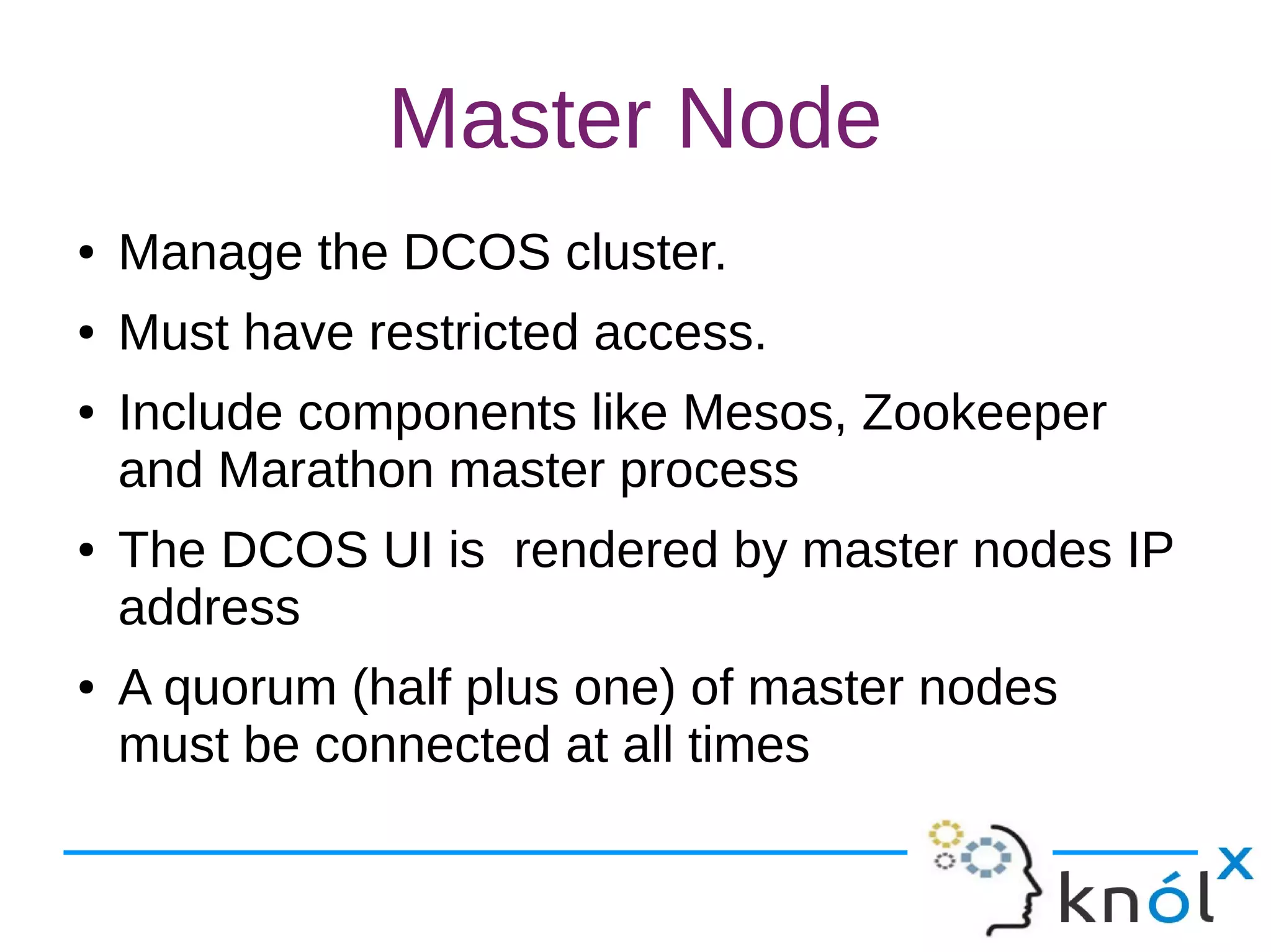 DC/OS: Datacenter Operating System | ODP