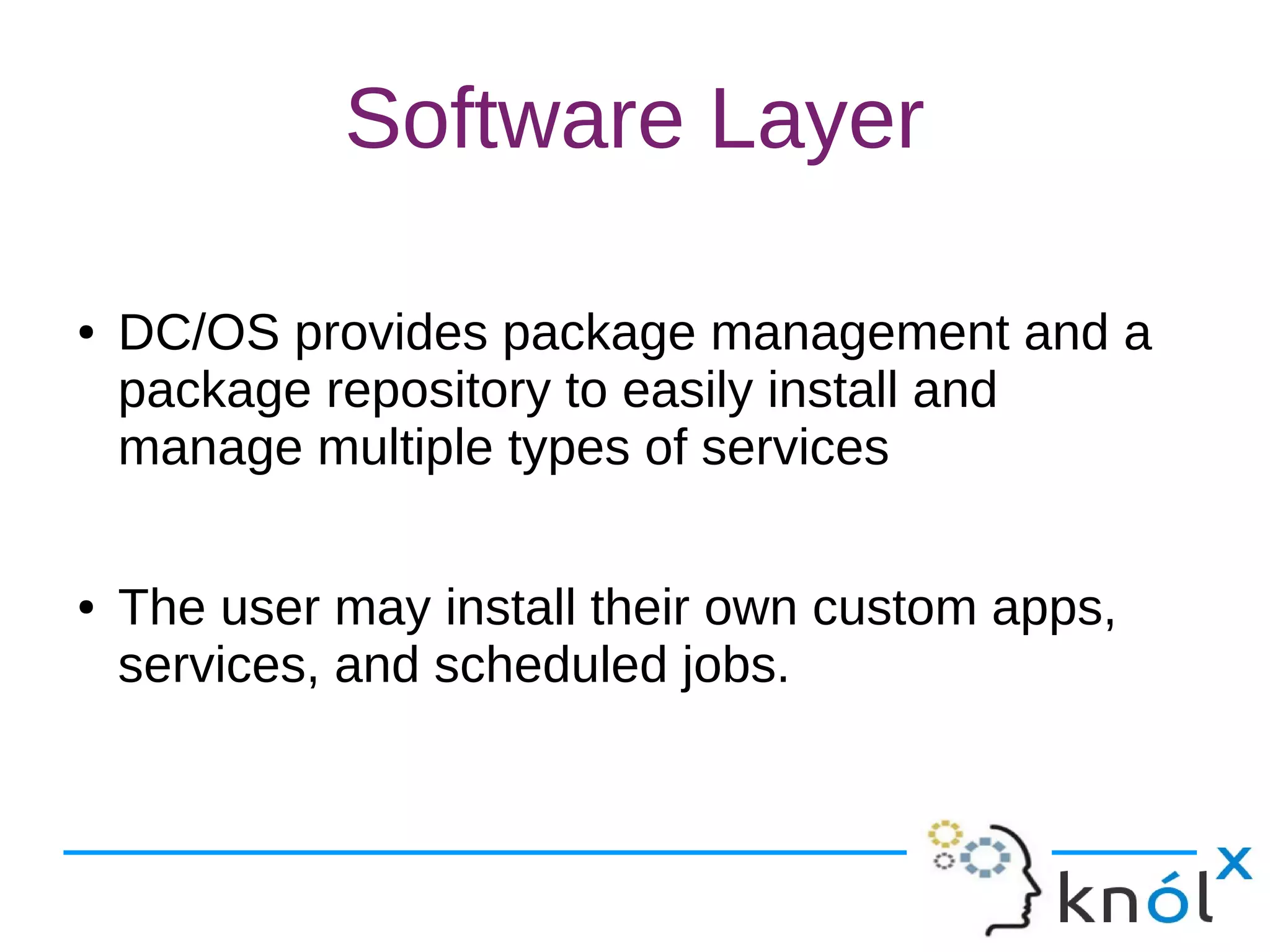 DC/OS: Datacenter Operating System | ODP