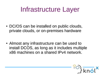 DC/OS: Datacenter Operating System | ODP