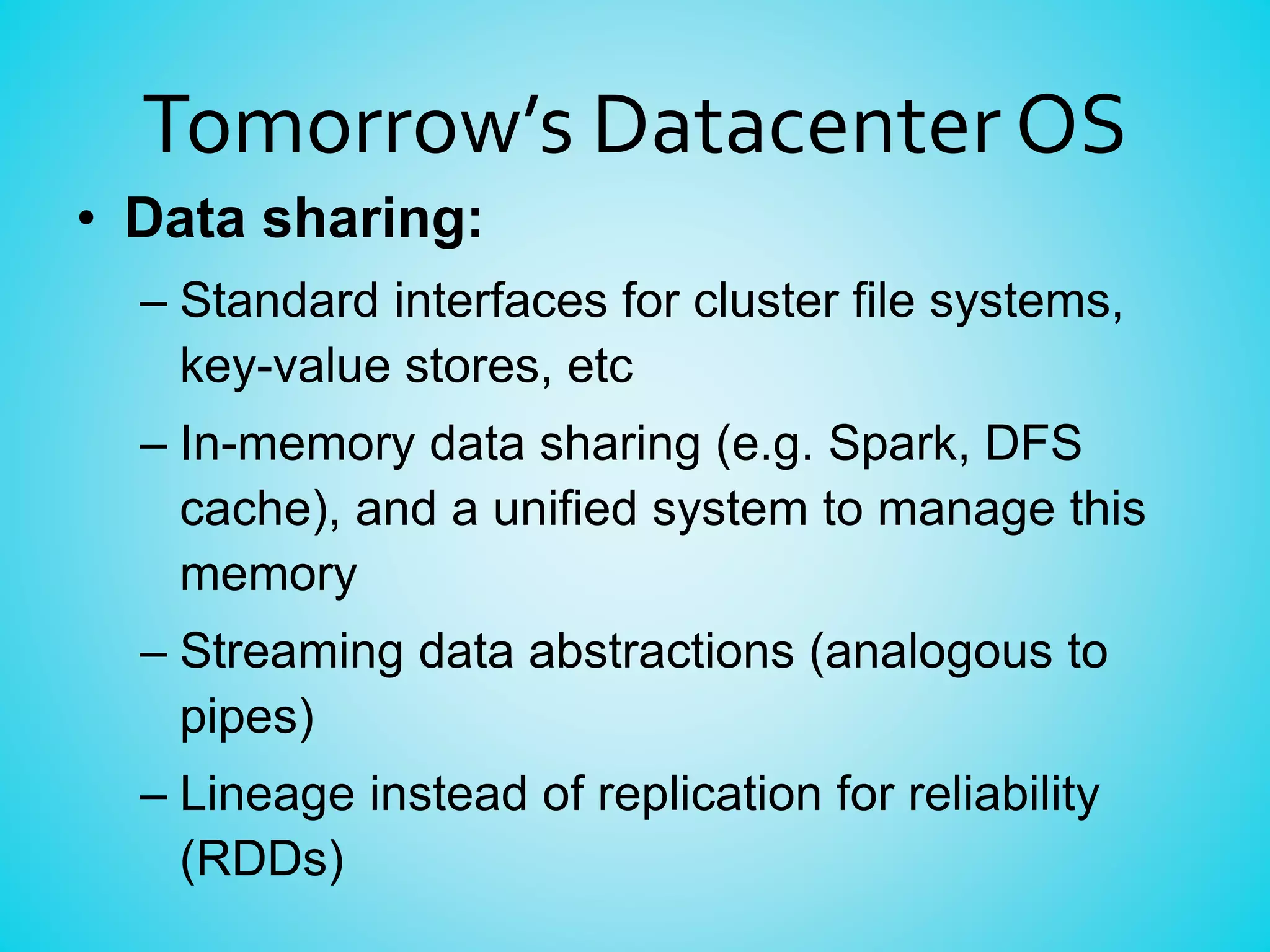 Data Center Operating System | PPT