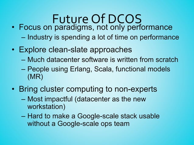 Data Center Operating System | PPT