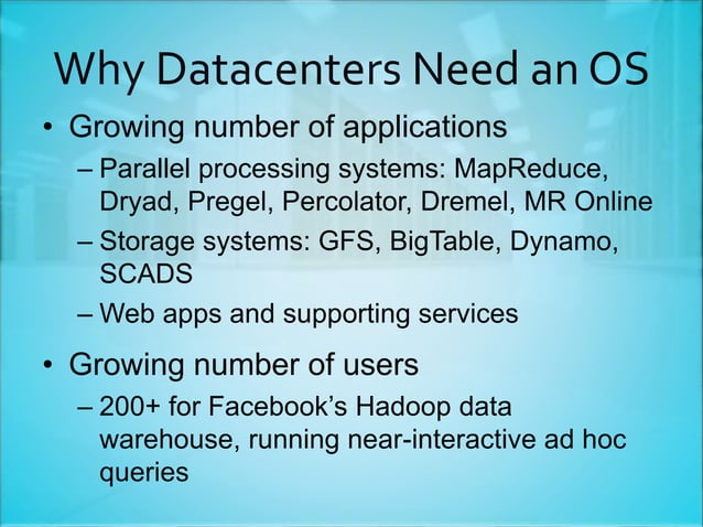 Data Center Operating System | PPT