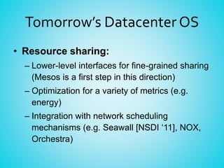 Data Center Operating System | PPT