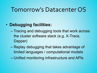 Data Center Operating System | PPT
