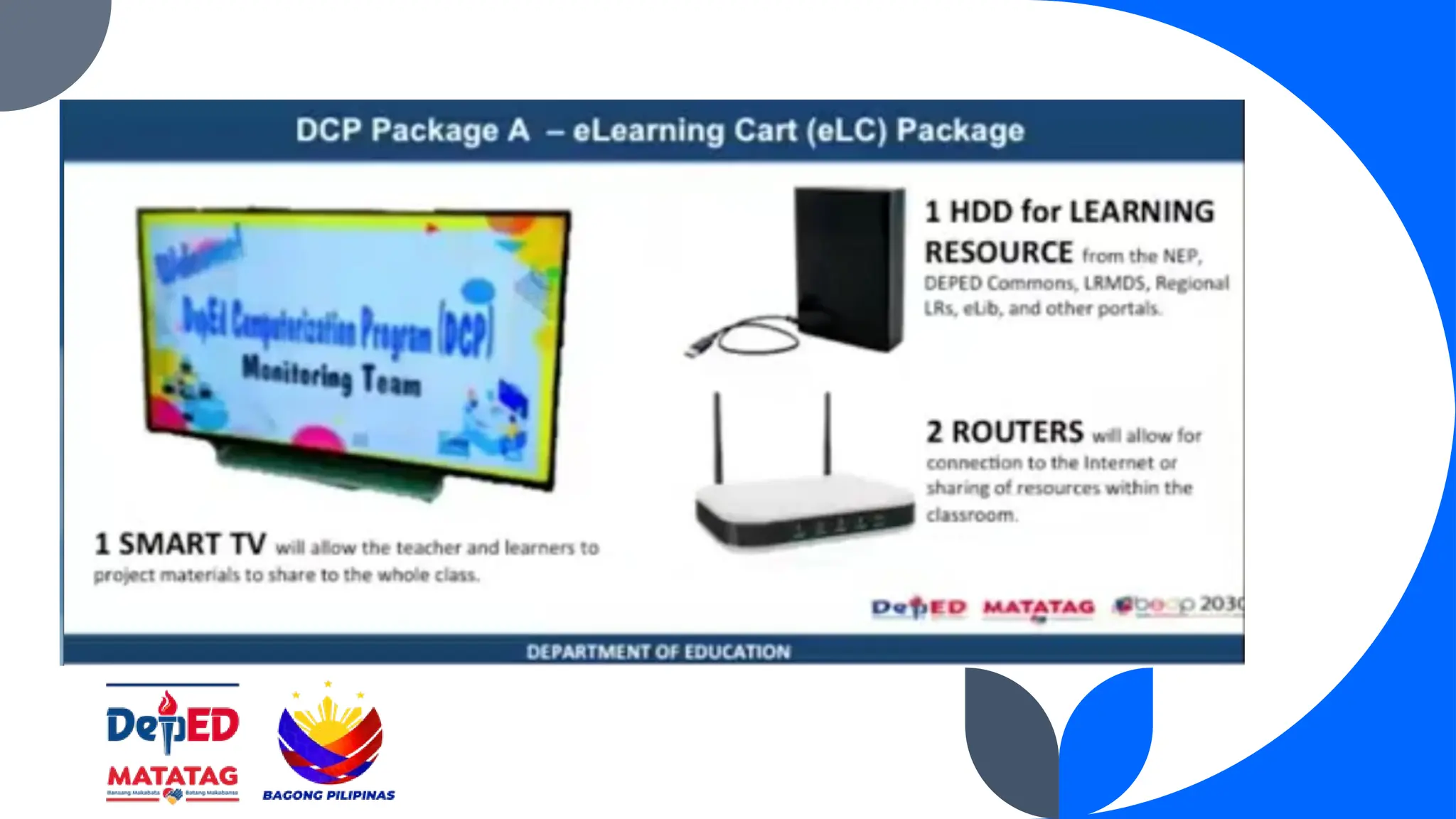 Slide decks for DCP adoption program for DepEd Schools | PPTX