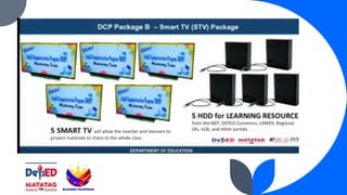 Slide decks for DCP adoption program for DepEd Schools | PPTX