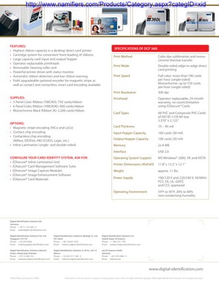 DCP 360i Direct Card Printer | PDF