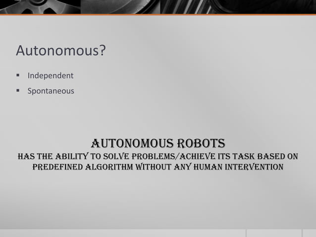 DCP Autonomous Robotics | PPTX