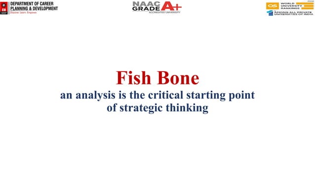 Fish Bone method for identifying problems and it's solution in ...