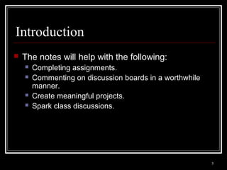Introduction Notes Irving ISD | PPT