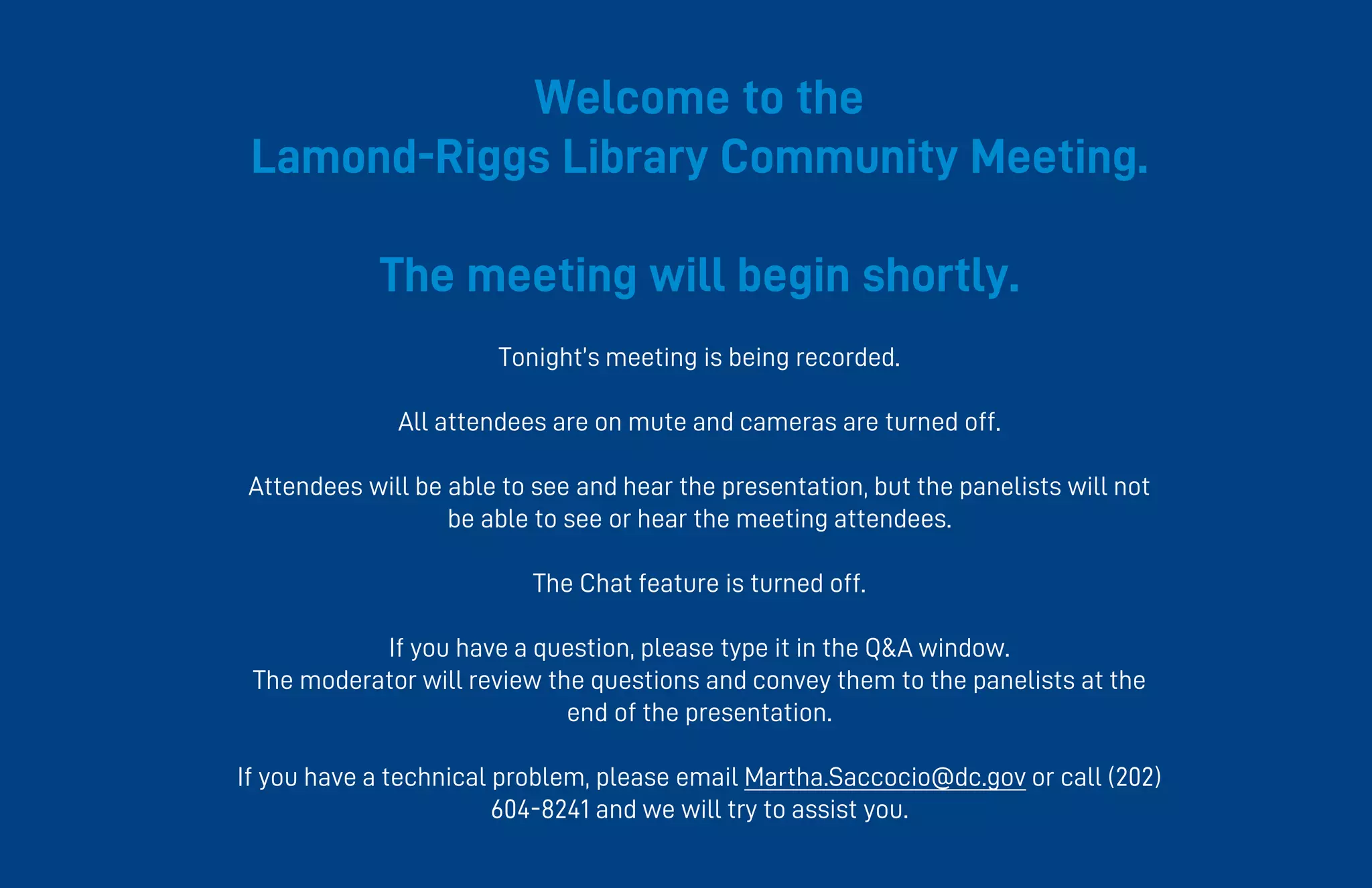 Lamond Riggs Library community presentation 05-20-2020 | PDF ...