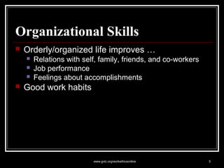DCP Organizational Skills Irving ISD | PPT