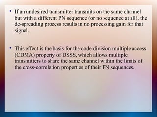 Digital communication (DSSS) | PPT