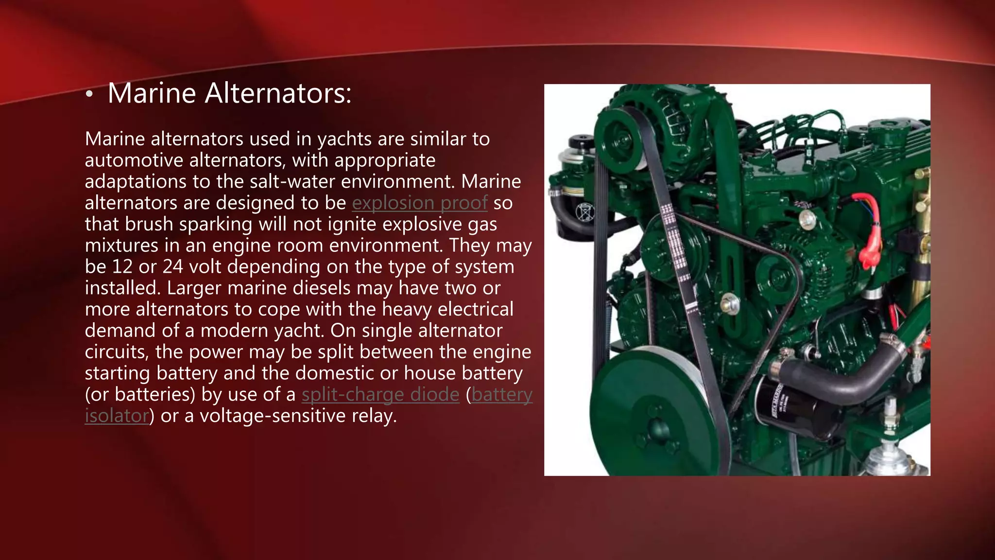 types of alternator & its application | PPTX