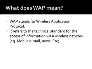 Dcp wap presi | PPTX