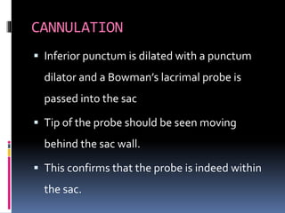 Document on Dacrocystorhinitis- DCR.pptx | Ear, Nose and Throat ...