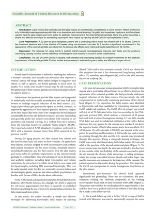 Scientifi c Journal of Clinical Research in Dermatology | PDF