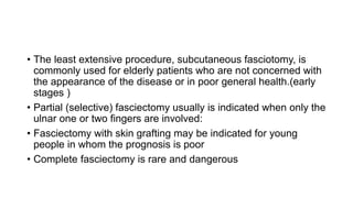 dupuytrens contracture | PPTX