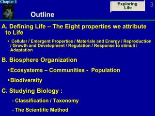 Chapter 01 Themes in the Study of Life | PPT