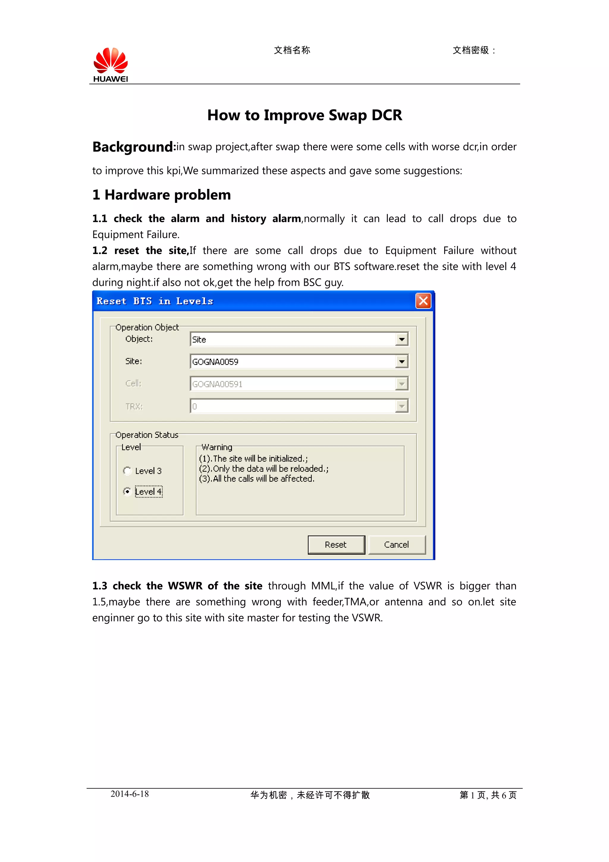 Dcr optimization after swap | PDF